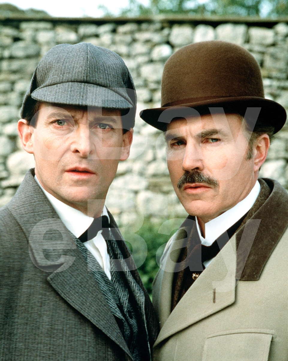 The Adventures of Sherlock Holmes (TV) Jeremy Brett, David Burke 10x8 ...